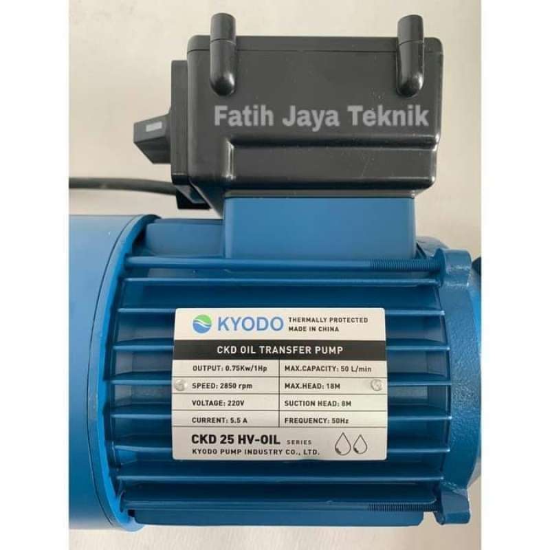 Jual Pompa Transfer Oli Dan Solar Merek Kyodo Ckd25 Hv-oil Di Seller ...