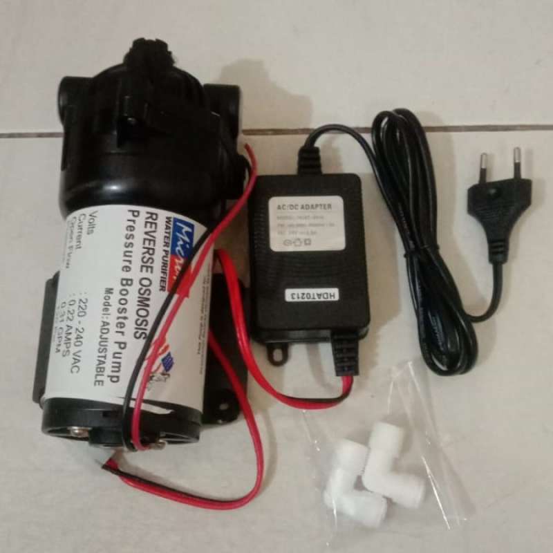 Jual POMPA MICRON 24 VOLT + ADAPTOR // FILTER AIR // POMPA AIR // RO ...