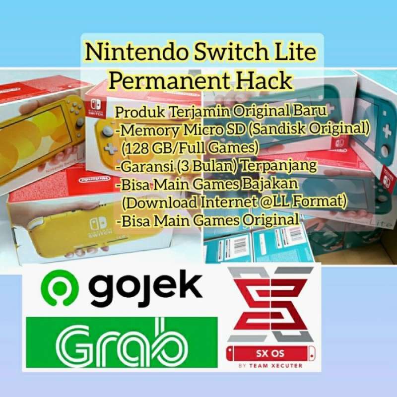 Jual Nintendo Switch Lite (Original New) Permanent Hack (128 GB) Full Games di Seller Silvanna ...