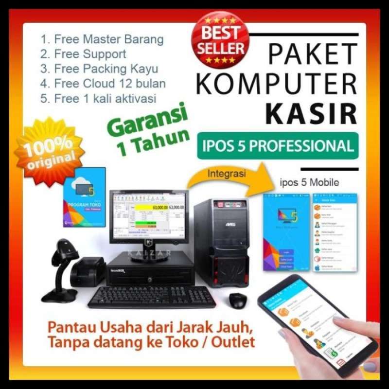 Jual Paket Kasir Komplit Plus Costemer Display Best Seller di Seller ...