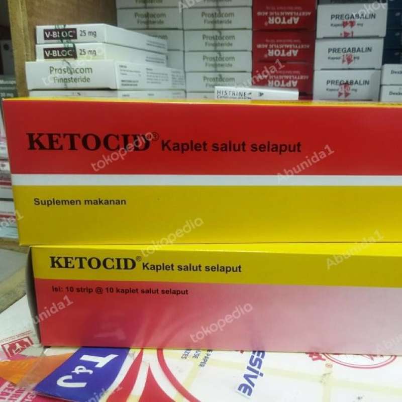 Promo Barang Baru//Stock Baru ketocid box original 100 tablet Stock ...