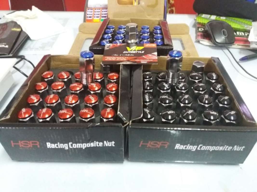 Promo Baut Mur Roda Mobil Hsr Whell Untuk Semua Mobil - Multicolor ...