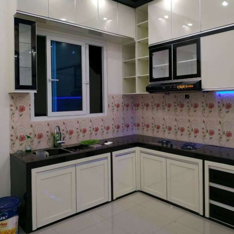 Promo kitchen set minimalis modern atas bawah Diskon 5% di Seller ...