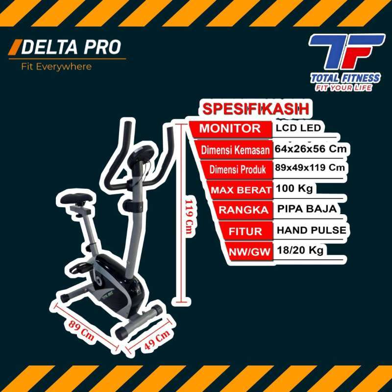 Jual Sepeda Statis - Total Fitness Tl-8530 Magnetic Bike Sepeda Terapi ...