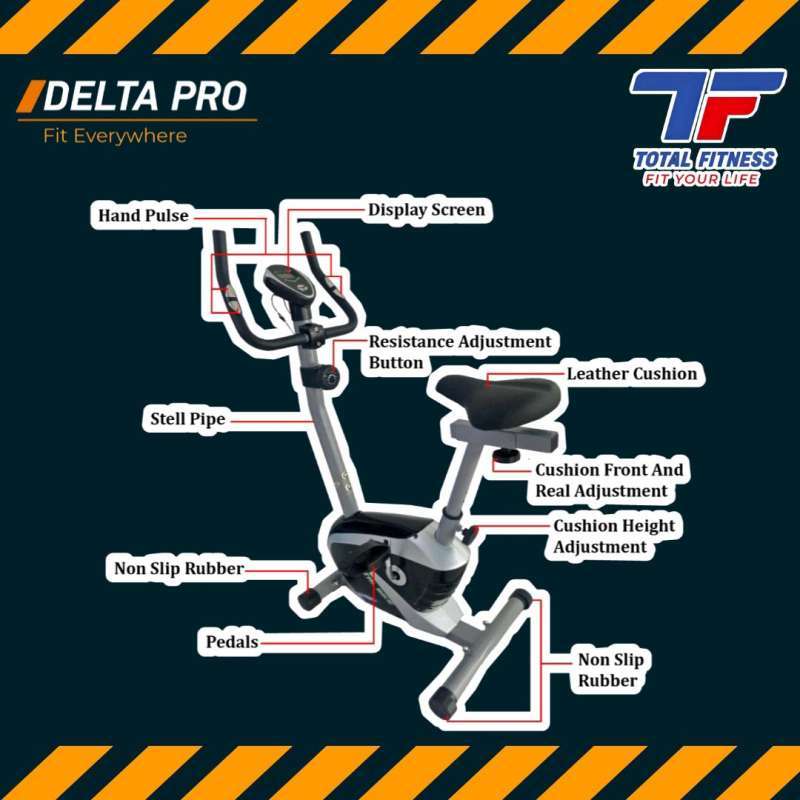Jual Sepeda Statis - Total Fitness Tl-8530 Magnetic Bike Sepeda Terapi ...