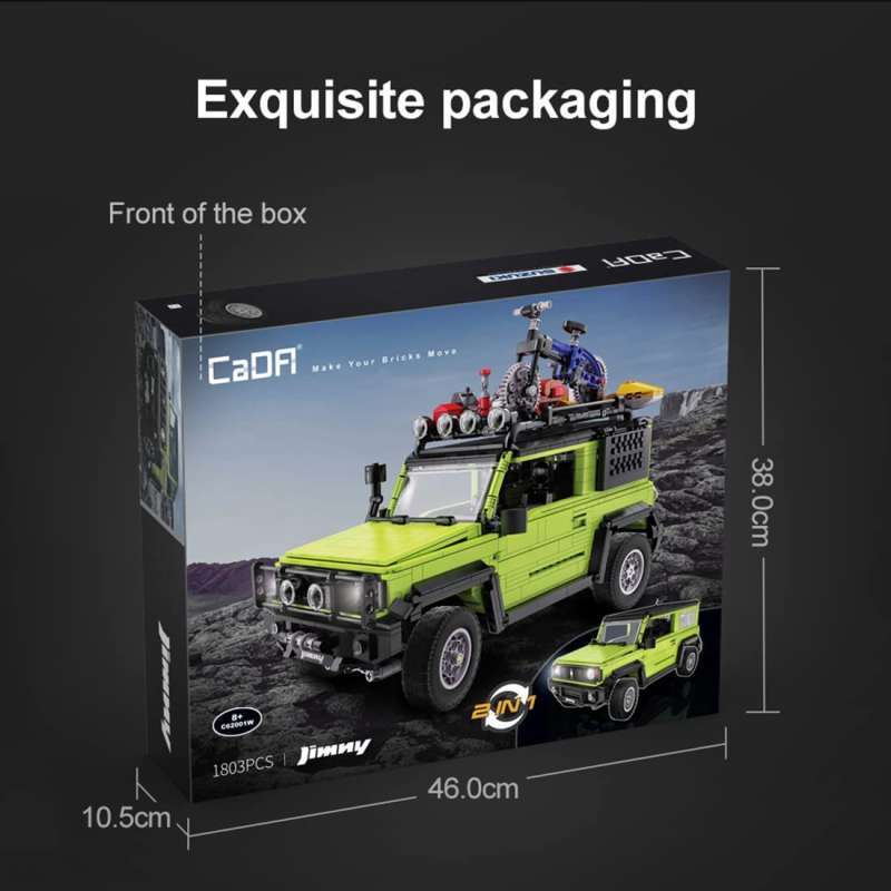 Promo Double E Cada Bricks Suzuki 2018 Jimny Sierra 1:12 C62001w Diskon ...