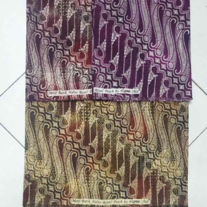 Jual Kain Batik Halus Printing High Quality Royal Peach by Legenda Mas ...