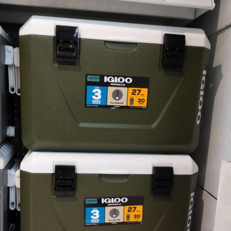 Jual IGLOO 27L COOLER BOX NESTABLE -Box Pendingin-Box ikan di Seller ...