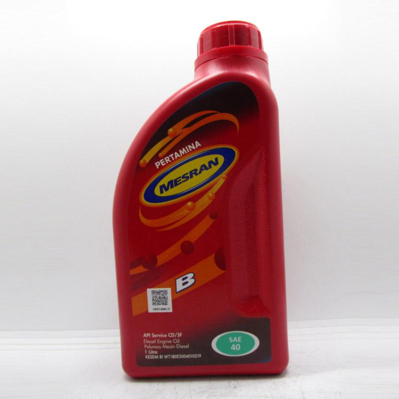 Jual Pertamina Mesran B40 Sae 40 Diesel Oil Mobil [1 Liter] Di Seller ...