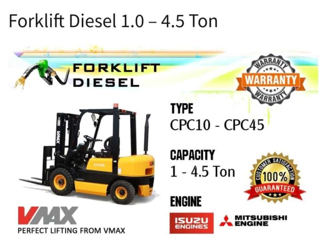 Jual ....diesel Forklift Manual Tipe Cpc30 Cap 3 Ton Vmax Harga ...