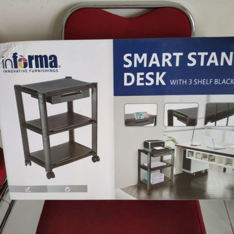 Promo Meja Komputer Serbaguna 3 Tingkat - Informa Diskon 15% di Seller ...
