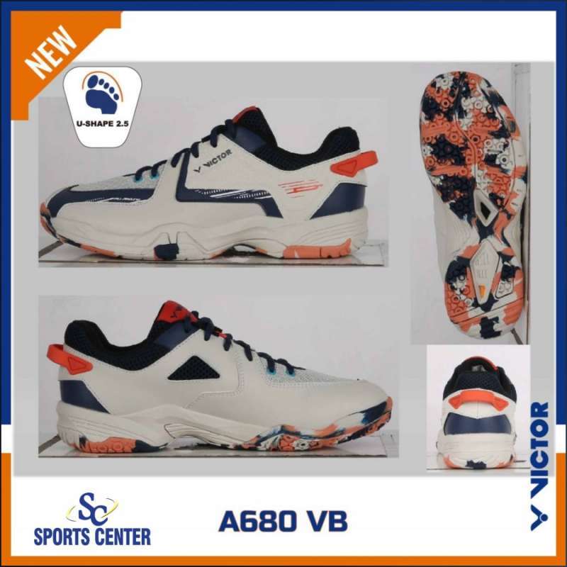 Jual New Sepatu Badminton Victor A680 / A-680 / A 680 Vb - 40 Di Seller ...