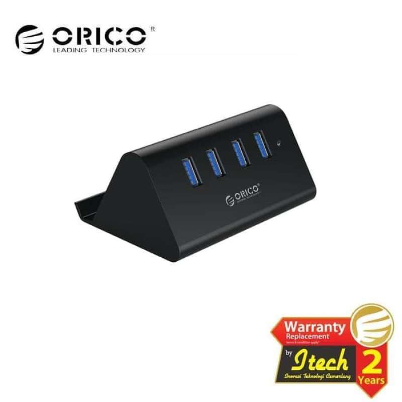 Jual ORICO SHC-U3 / SHCU3 4 Port USB3.0 HUB with Phone & Tablet Stander ...
