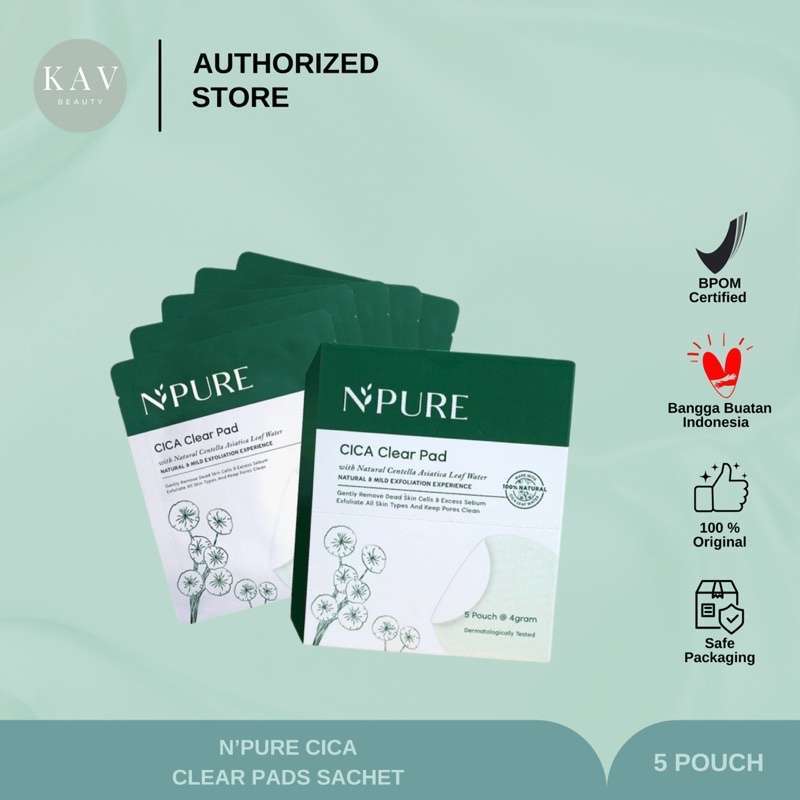 Jual Npure Cica Clear Pad Sachet (isi 5 Sachet) di Seller KAV Beauty ...
