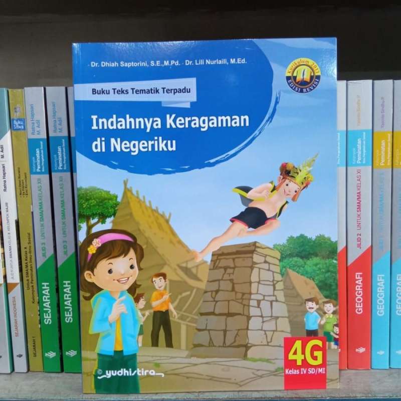 Jual Buku Teks Tematik Terpadu Yudhistira 4g Indahnya Keragaman Di