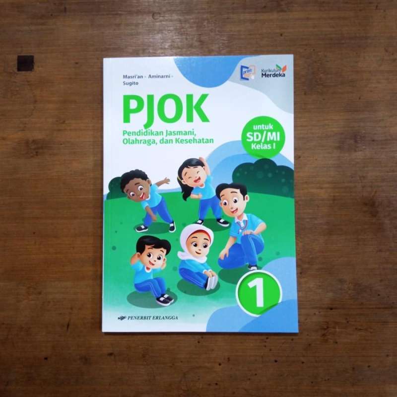 Jual PJOK KELAS 1 SD / MI ERLANGGA MASRIAN KURIKULUM MERDEKA ORIGINAL di Seller MOSILY ...