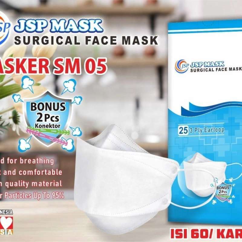 Jual Masker KF94 Surgical Mask EVO Korea Anti Percikan Sehari Hari JSP SM05 di Seller FAS-TOP ...