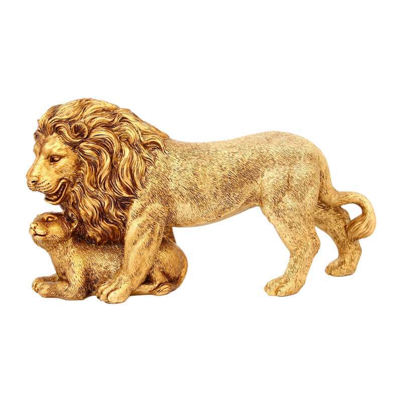 Jual Lion Statue Home Decoration Art Decor Craft For Desktop ...
