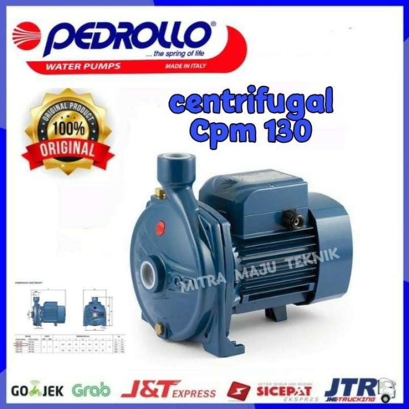 Jual Pompa Air Centrifugal Pedrollo Cpm-130 1Phase Pompa Sirkulasi Air ...