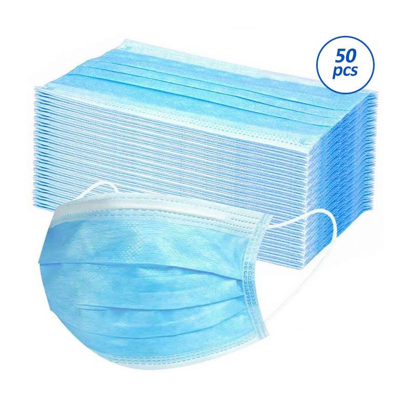 Jual Fashion Deal Disposable Face Mask Dental Industrial 3ply Ear Loop ...