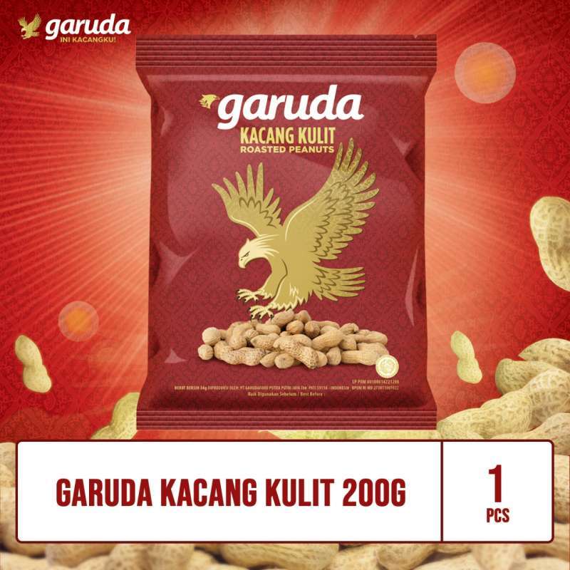 Jual GARUDA Kacang Kulit [200 g] di Seller GARUDAFOOD - Kebayoran Lama ...