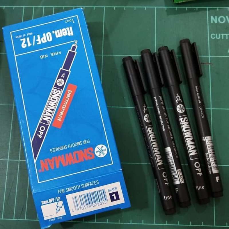 Jual SOS Spidol Snowman OPF/OPM Permanen / Spidol/Spidol Permanent ...