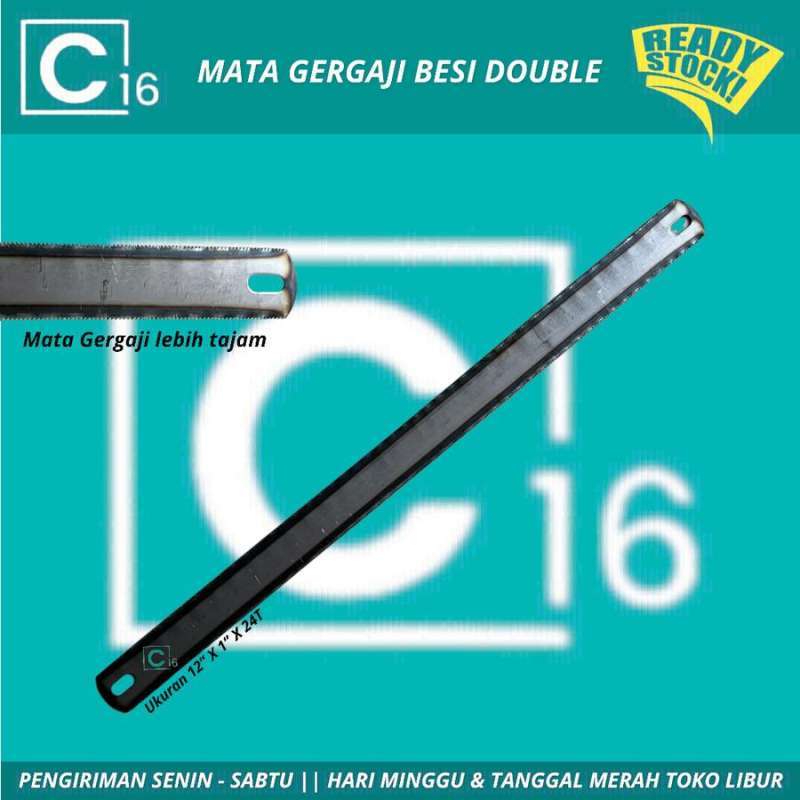 Jual Mata Gergaji Besi Dobel Double Bolak Balik 12 Inch / Graji Besi ...