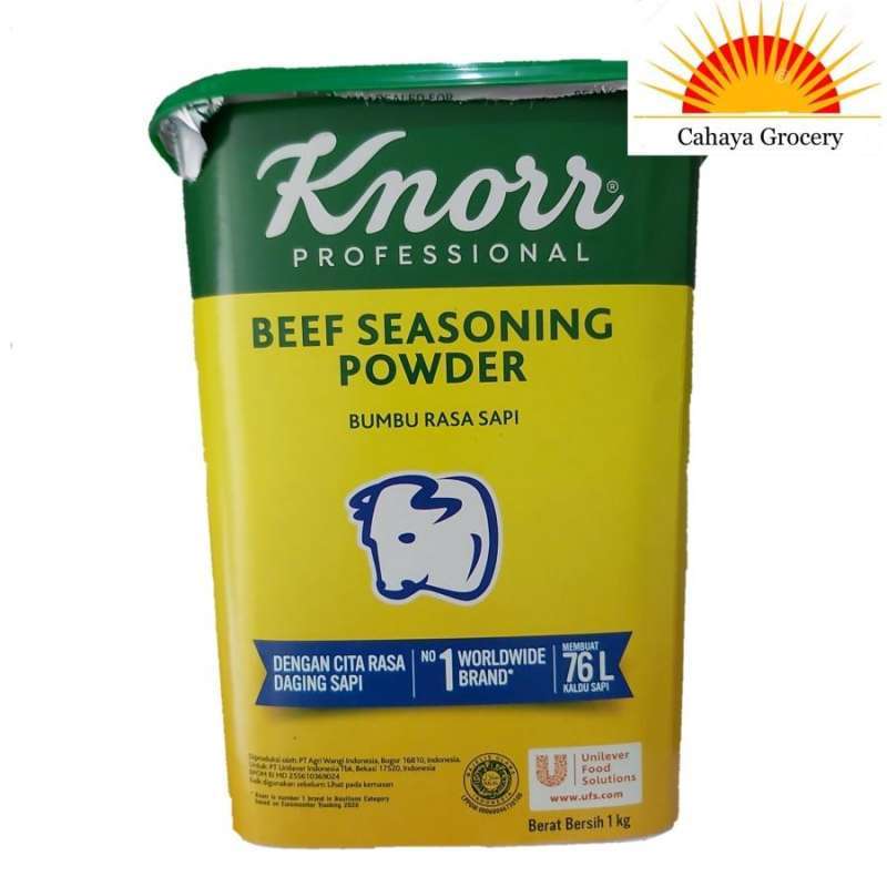 Jual Knorr Beef Seasoning Powder Raya Sapi 1kg di Seller Cahaya Grocery ...