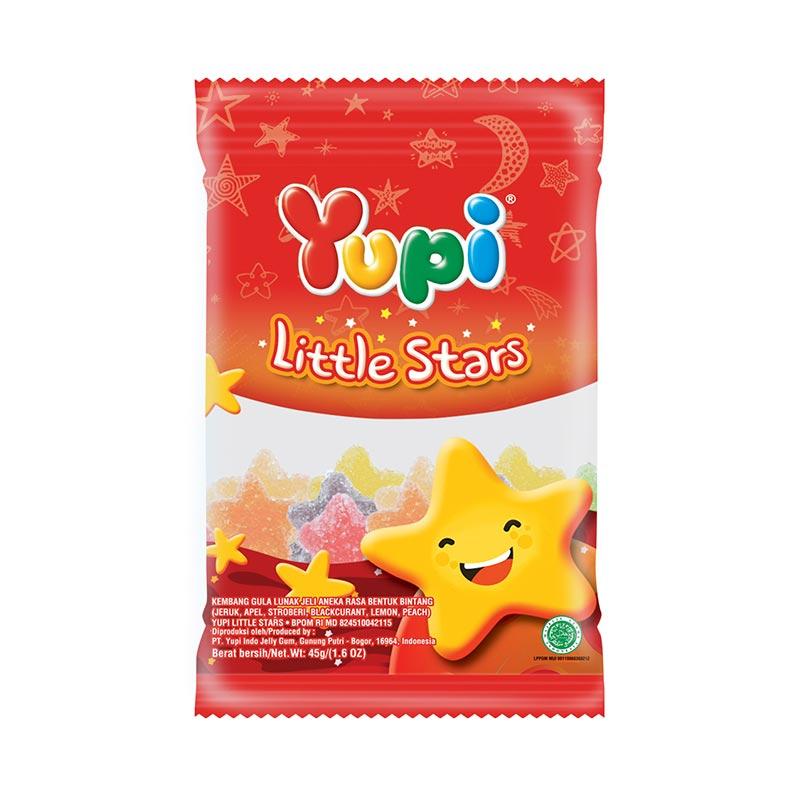 Promo Yupi Little Star Permen Jelly [45 g/ Kemasan Mini Bag] Diskon 13% ...