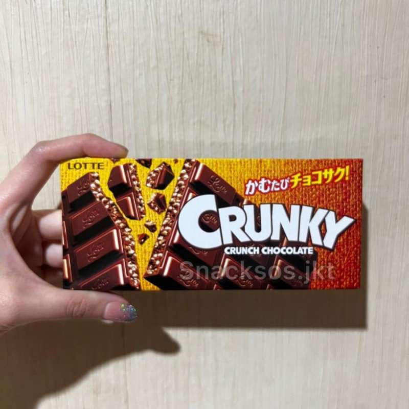 Jual LOTTE CRUNKY CRUNCH CHOCOLATE BAR JEPANG di Seller GlobalSnack ...