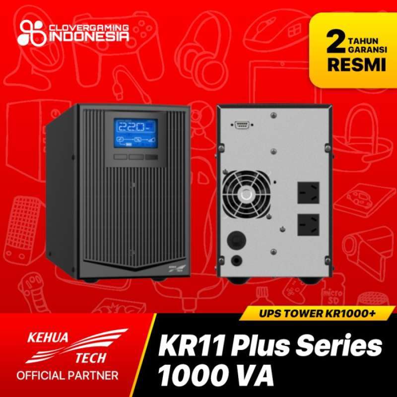 Jual KEHUA UPS Tower KR1000+ (1000 VA),KR11 Plus Series. - KR1000+ di Seller Clover Gaming ...