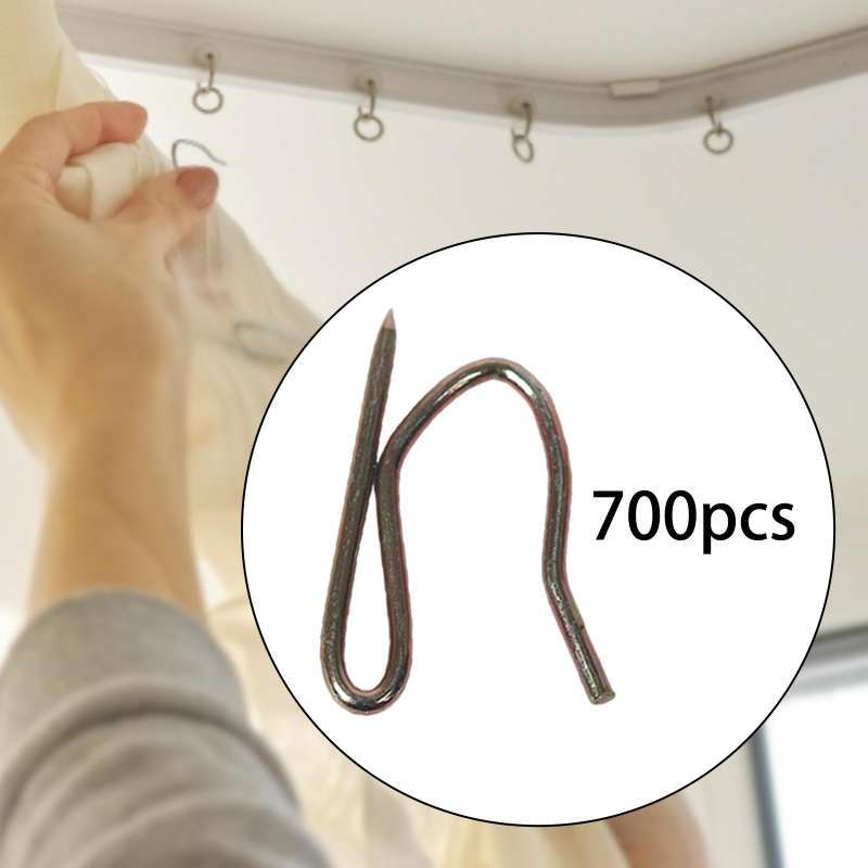 Jual Drapery Hooks Pins Curtain Hook Pinch Pleat Hooks for Shower ...