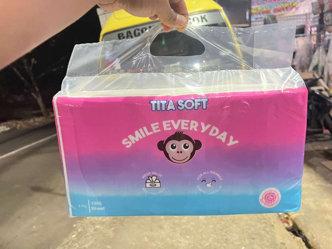 Promo Tisu Tita Soft Tisu Wajah Halus 1000 Sheet [10 Pack/ 1 Ball ...