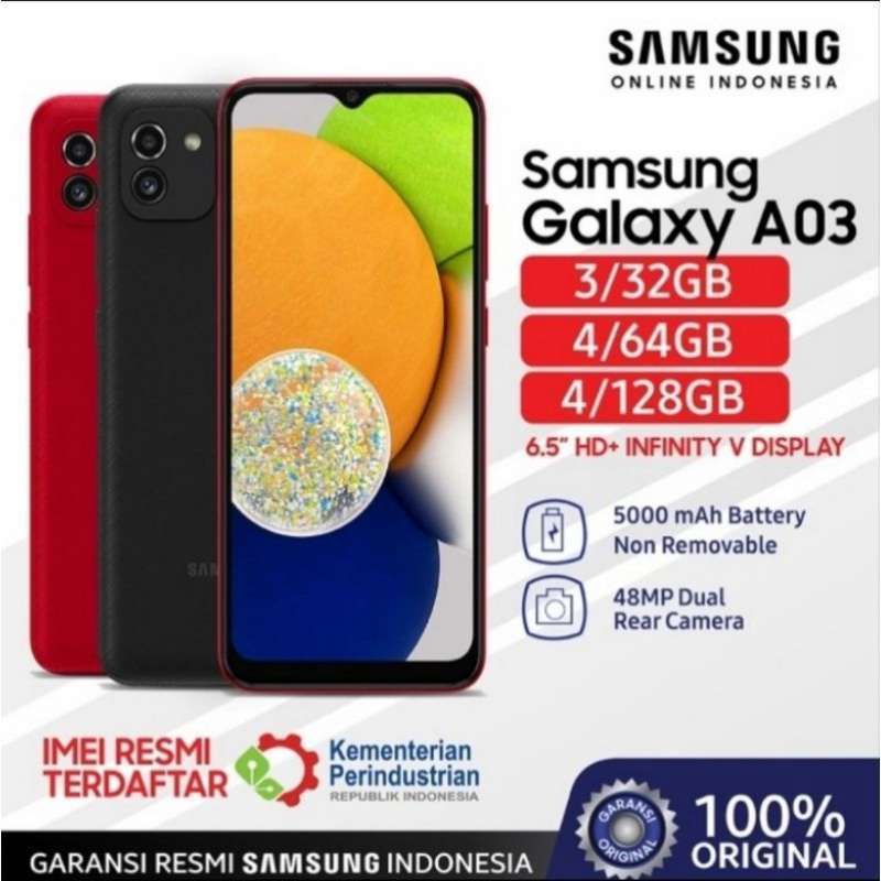 Jual Samsung A03 di Seller Kana Cell Mataram - Punia, Kota Mataram | Blibli