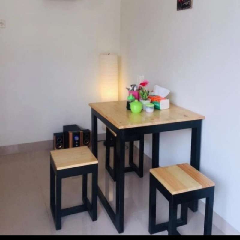 Promo JTR Meja set cafe resto +bangku dua kotak Diskon 5% di Seller TAS ...
