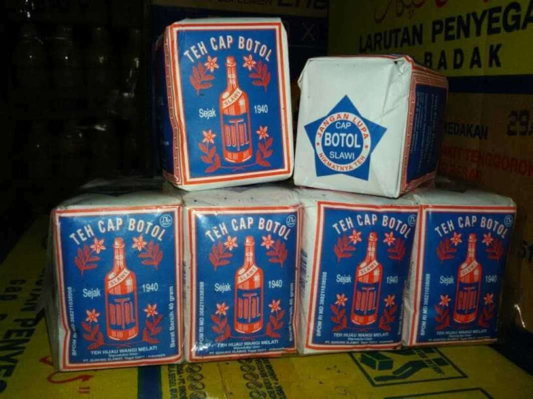 Jual Teh Kotak Botol Auran 40 Gram Biru Di Seller Padddington_store ...