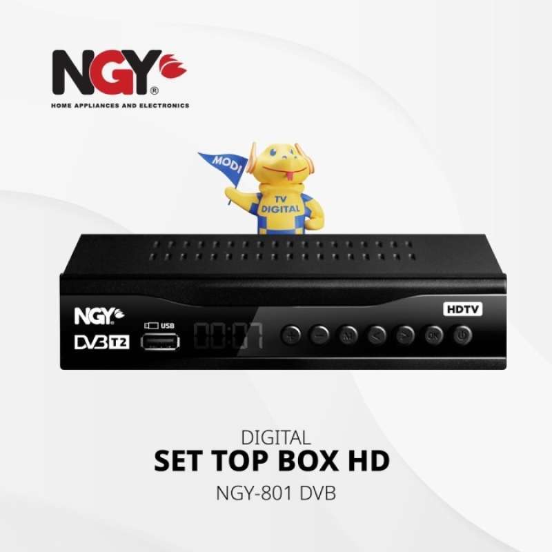 Jual NAGOYA Digital Set Top Box DVB T2 Receiver / 801 NAGOYA di Seller ...