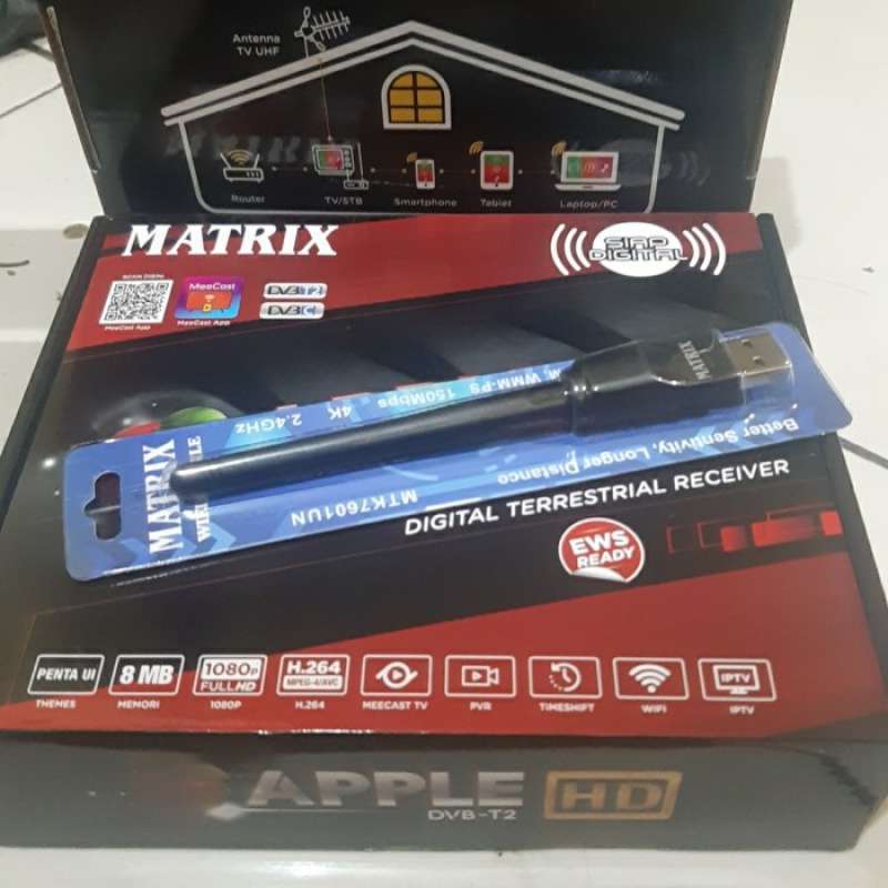 Jual Paket Set Top Box Matrix Aplle Hd Plus Dongle Wifi Di Seller Ageyo - Cengkareng Timur, Kota ...