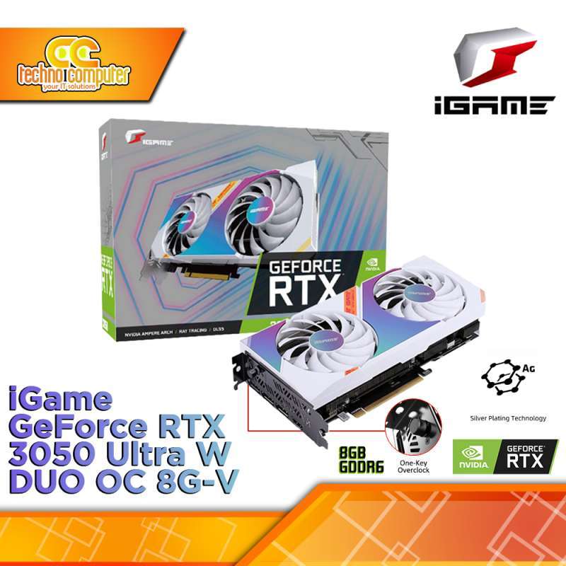 Jual VGA COLORFUL iGame GeForce RTX 3050 Ultra W DUO OC Edition 8GB ...