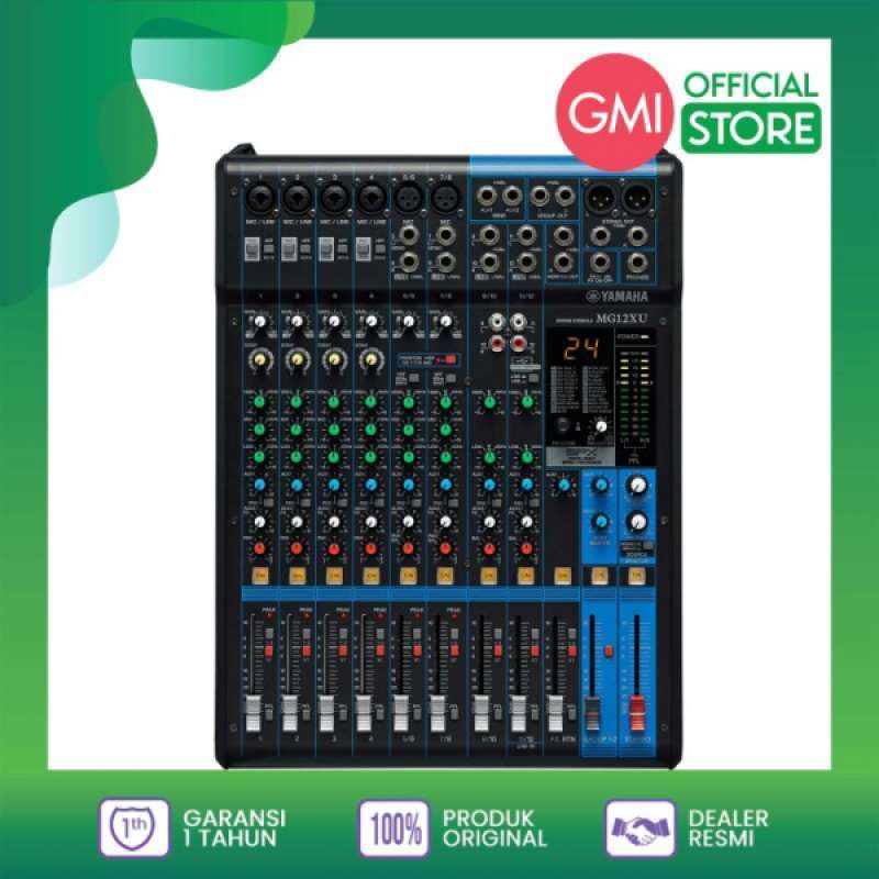 Promo Yamaha Mg12Xu 12-Channel Mixer With Effects Diskon 15% di Seller ...