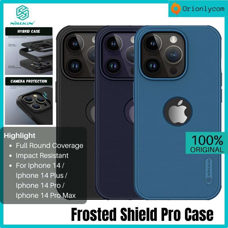 Promo Case iPhone 14 / Plus / Pro / Pro Max Nillkin Frosted Pro Logo ...