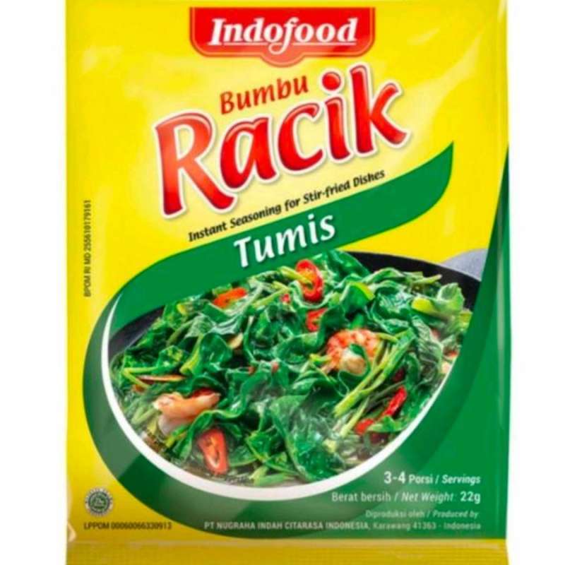 Jual Indofood Bumbu Racik Tumis 22 Gram Di Seller Vicshoes - Jombang ...