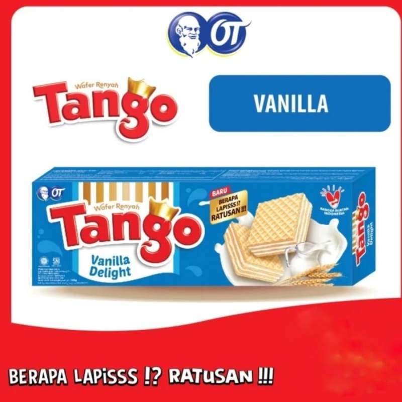 Jual Wafer Tango Vanilla Delight 163 Gr Termurah - Harga Grosir Terupdate Hari Ini | Blibli