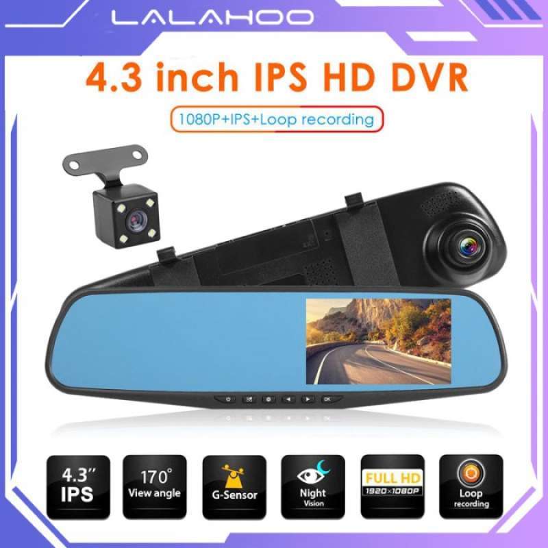 Promo Spion Kamera Mobil CCTV Perekam Dashcam Mobil Dual Kamera Mundur ...