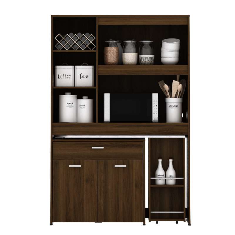 Jual Lemari Dapur Buffet Rak Dapur + Meja Dapur Makan Minimalis - Apron ...