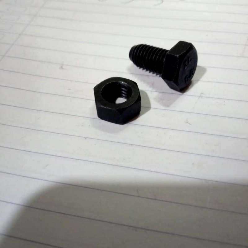 Jual Baut Mur Baja M12 X 20 Baja Hitam di Seller Dikong teknik - Kota Bandung, Jawa Barat | Blibli