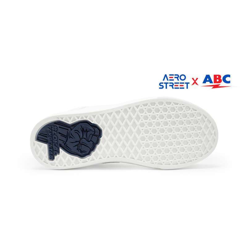 Jual Aerostreet X Baterai Abc 37-44 Putih Biru Putih - Sepatu Sneakers ...