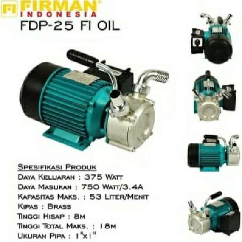 Jual Pompa Oil Cairan Kental Firman Fdp-25 di Seller Mega Tehnik glodok ...