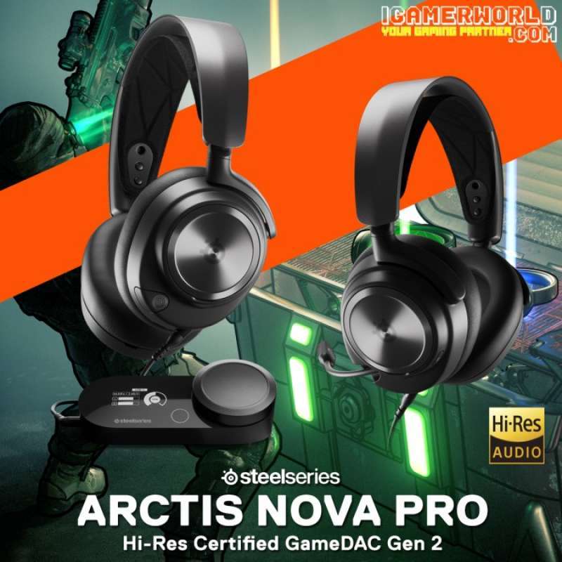 Promo Steelseries Arctis Nova Pro Gaming Headset Hi-Res GameDAC Gen 2 ...