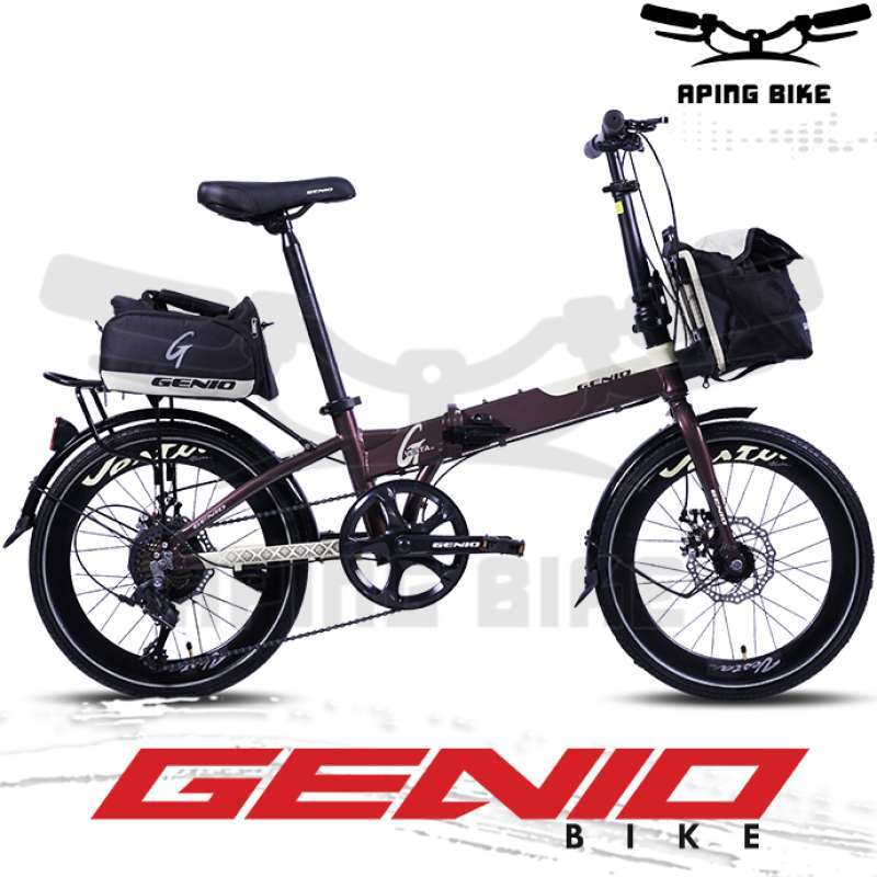 Promo Sepeda Genio Vesta 1.0 20 Sepeda Lipat Dewasa Folding Bike 20 ...